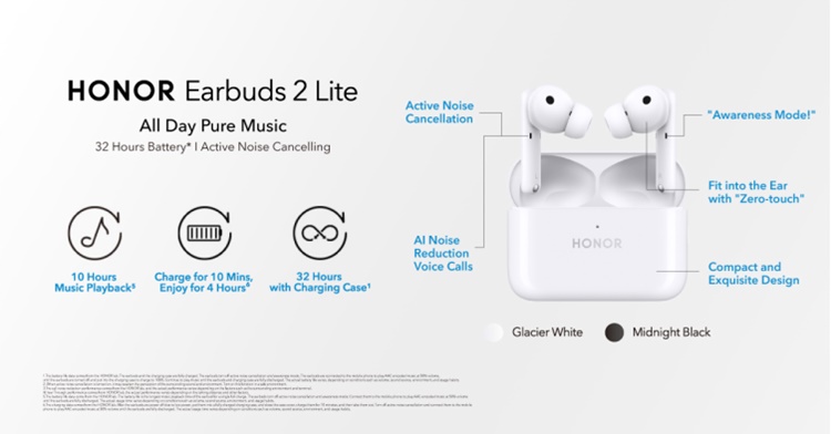HONOR Earbuds 2 Lite Malaysia release: Now available nationwide for ...