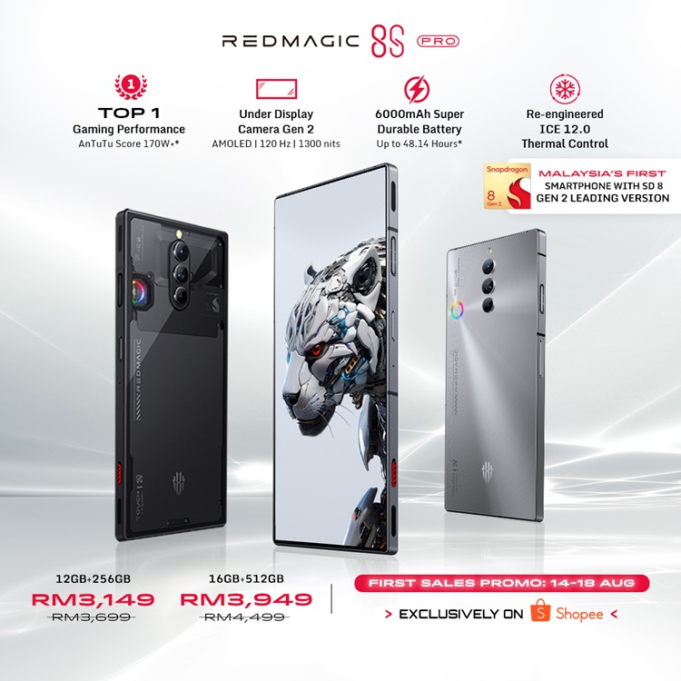 Exclusive REDMAGIC 8S Pro first sale promotion with RM550 off in ...