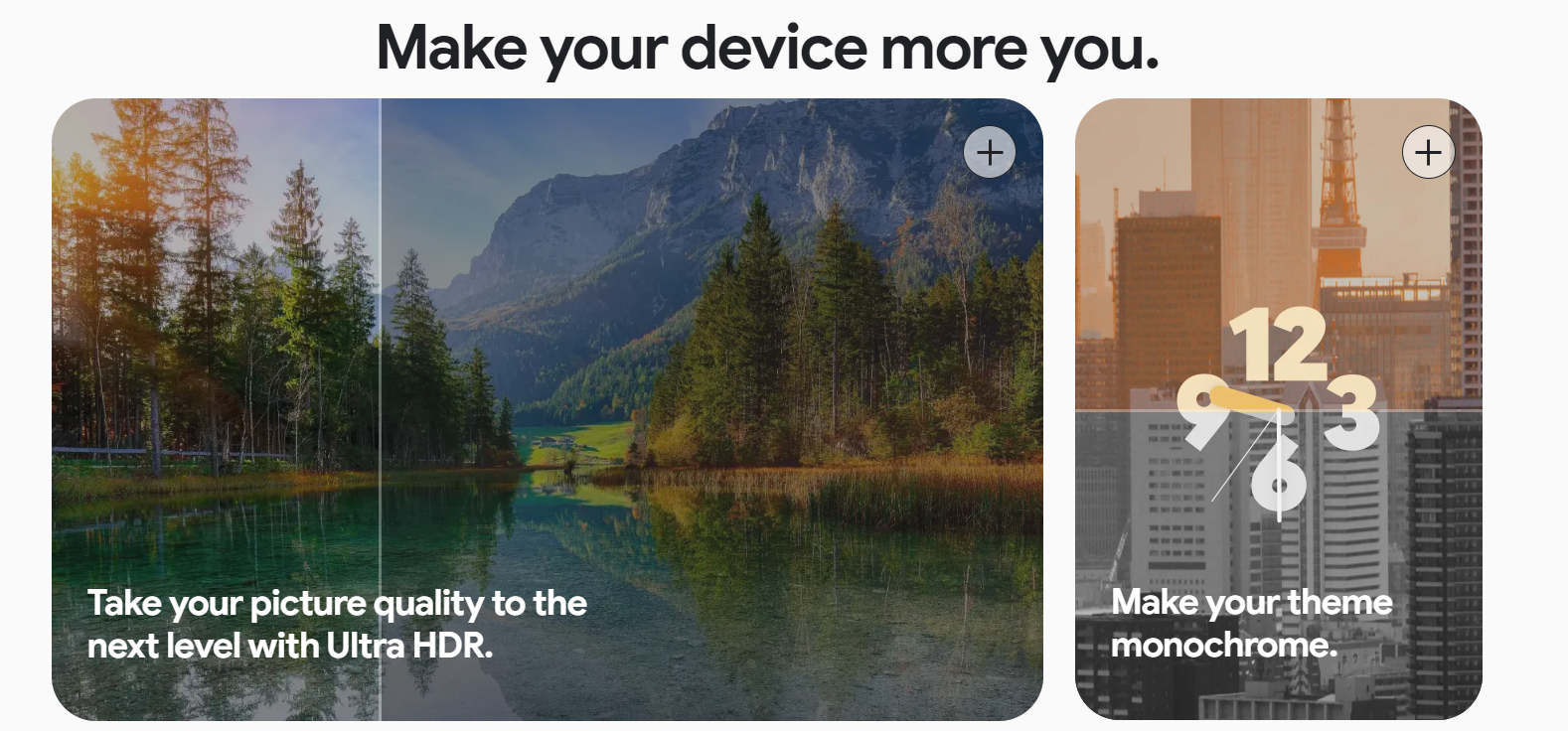 The Android 14 update features improved photo quality, new themes and ...