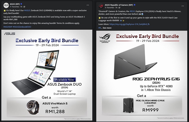 ASUS Zenbook DUO & ROG Zephyrus G16 Malaysia release - bundled with ...