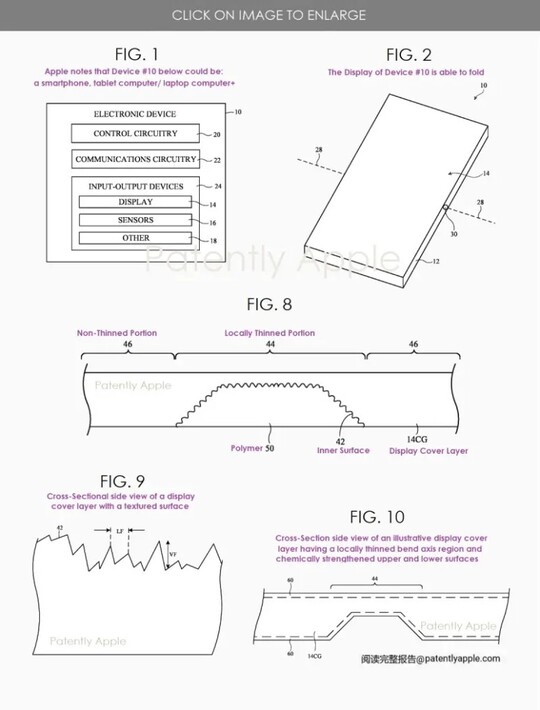 Apple's foldable iPhone display patent application is completed | TechNave