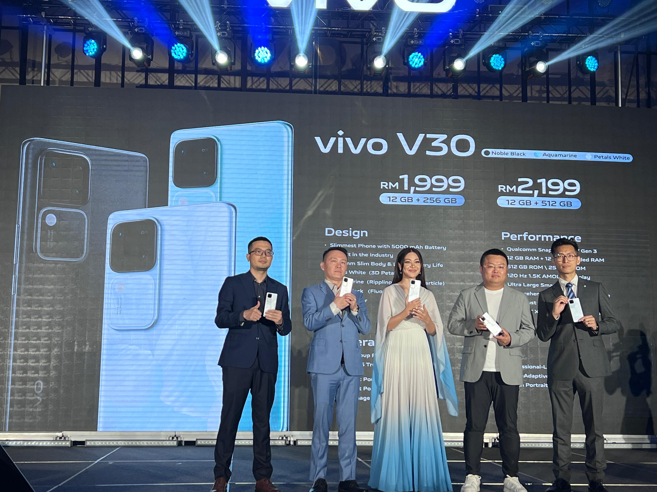 vivo V30 series 5G Malaysia release - 120Hz AMOLED, 80W charging & 50MP triple cameras from ...