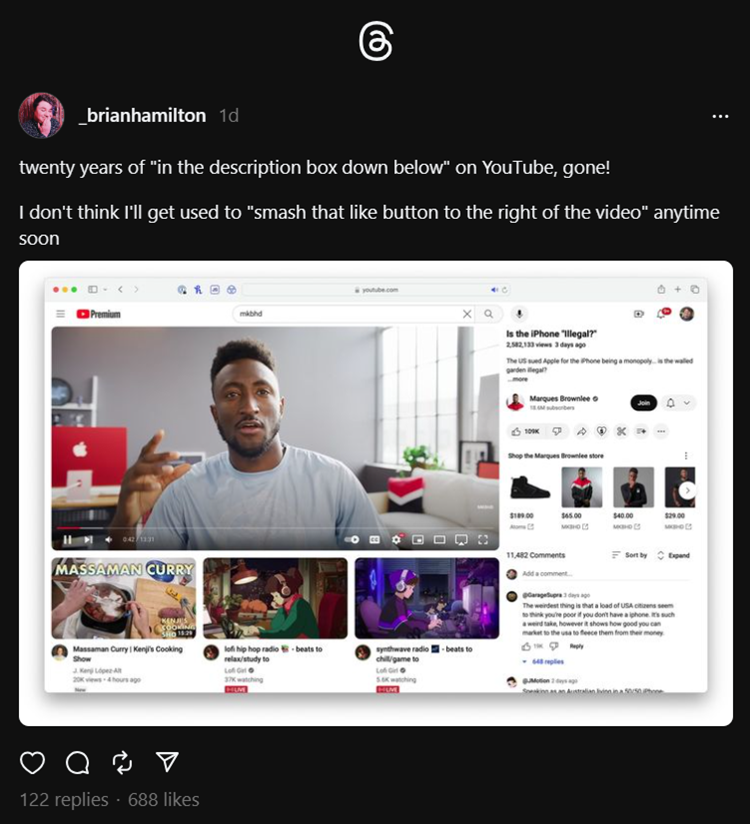 YouTube is experimenting a new user interface design and we don't like ...