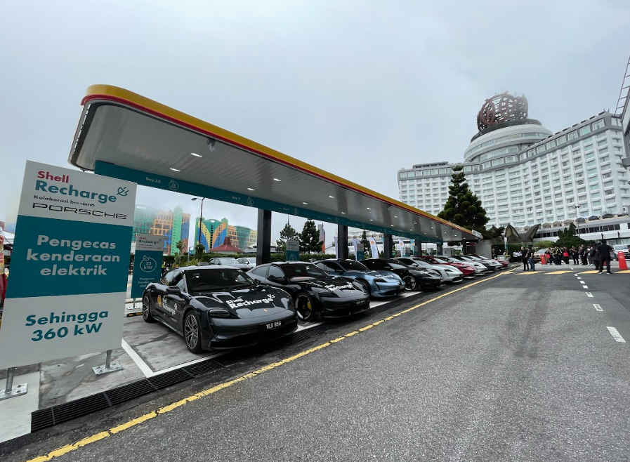 This Shell Recharge sets Malaysia's record as the highest altitude, High-Performance EV Charging ...