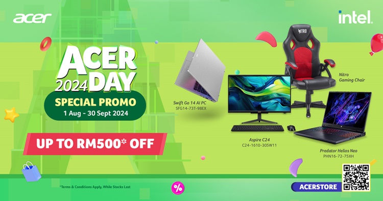 Acer Day 2024 kicks off at Plaza Low Yat with promos, flash sales, TnG ...