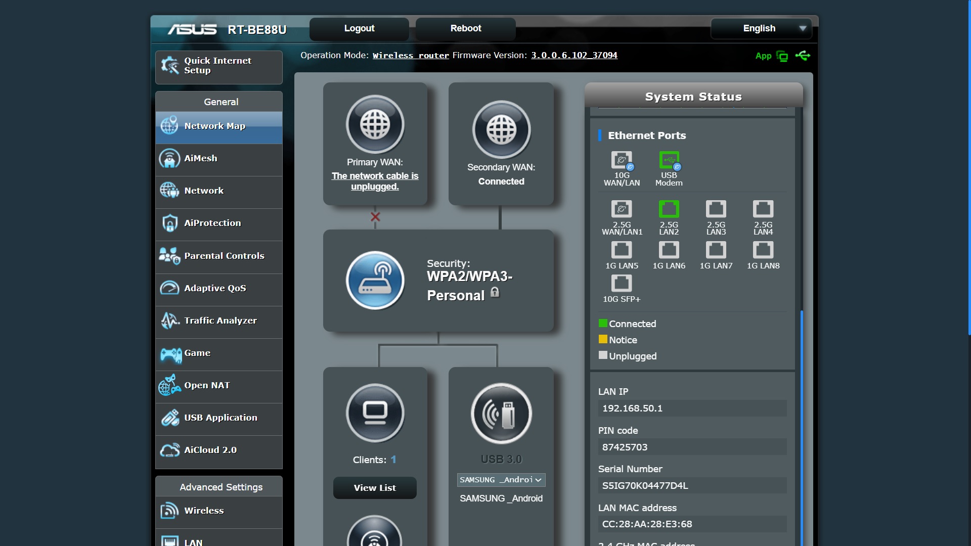 ASUS RT-BE88U review - Nice upgrades, some new features, and way more ...