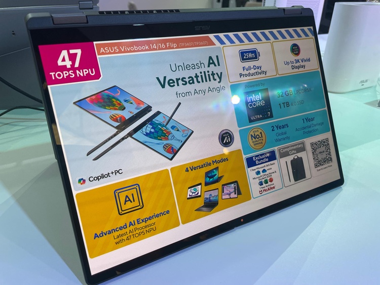 ASUS Vivobook 14 Flip and 16 Flip Malaysia released - Intel Core Ultra ...