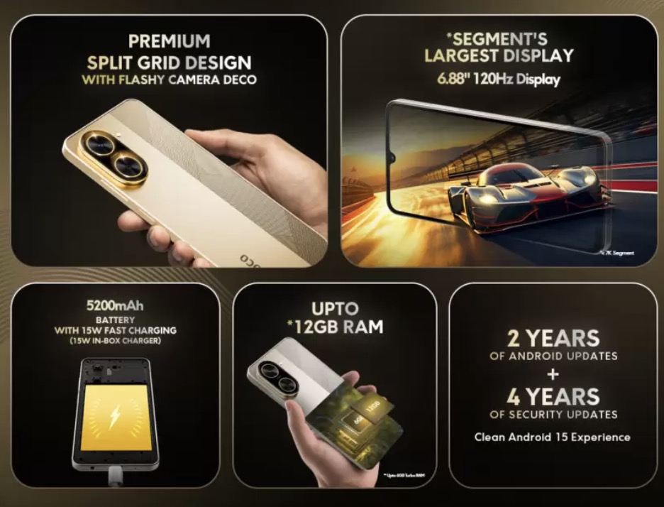 POCO C71 release - 5200mAh battery and 120Hz LCD from ~RM338 | TechNave