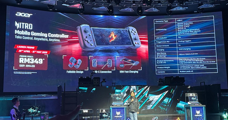 Nitro Mobile Gaming Controller and Nitro Intel Arc B580 OC Malaysia ...