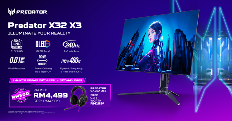Predator Orion 7000 and Predator X32 X3 Malaysia release - RTX 5080 and ...