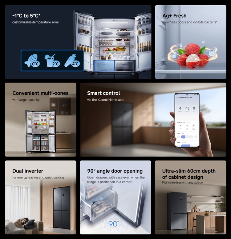 Xiaomi Mijia Refrigerator Cross Door 510L Malaysia release - special ...