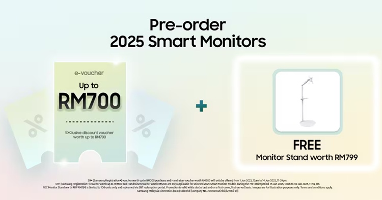 Samsung 2025 AI Smart Monitor Malaysia pre-order - Get a free Monitor ...
