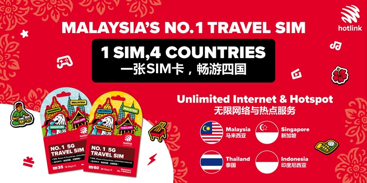 Hotlink launches new Travel SIM with unlimited 5G Internet, starting at ...