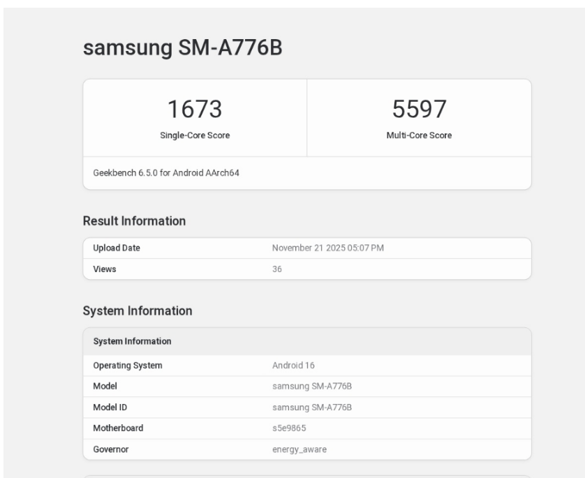 Samsung Galaxy A77 spotted on GeekBench - The new phone could arrive ...