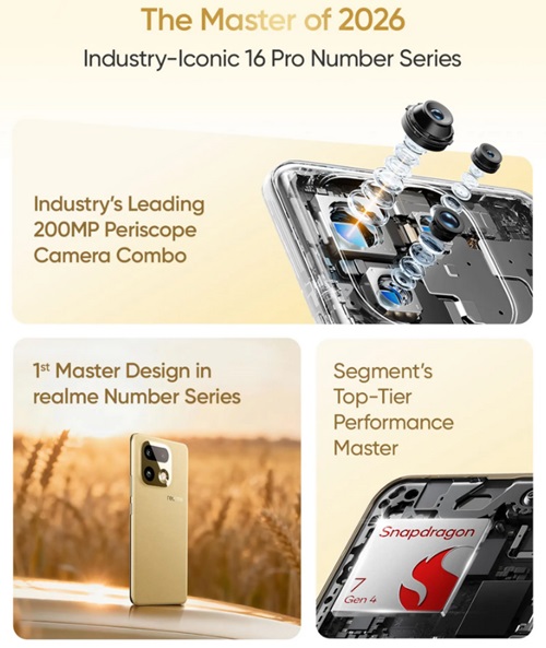 realme 16 Pro Plus will come with the Snapdragon 7 Gen 4 chipset | TechNave