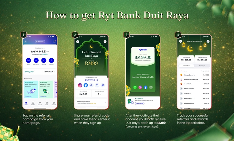 Ryt Bank launches Ramadan and Raya Campaign with Duit Raya Referral ...