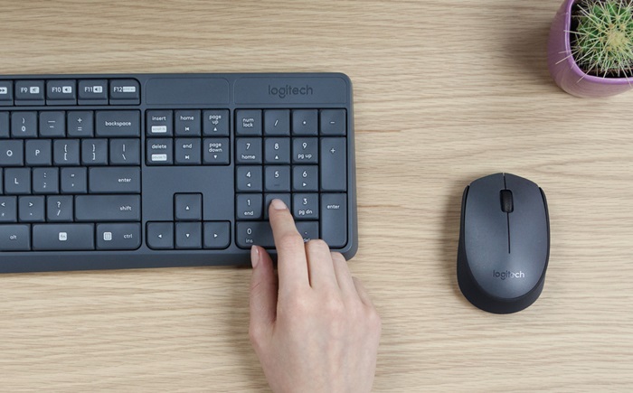 Logitech Presents Water Resistant Wireless Mk235 Wireless Keyboard And