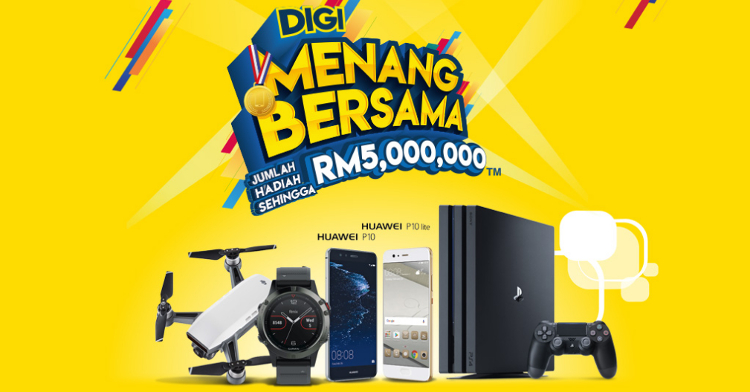 Digi Menang Bersama contest lets customers win RM5 Million worth of ...