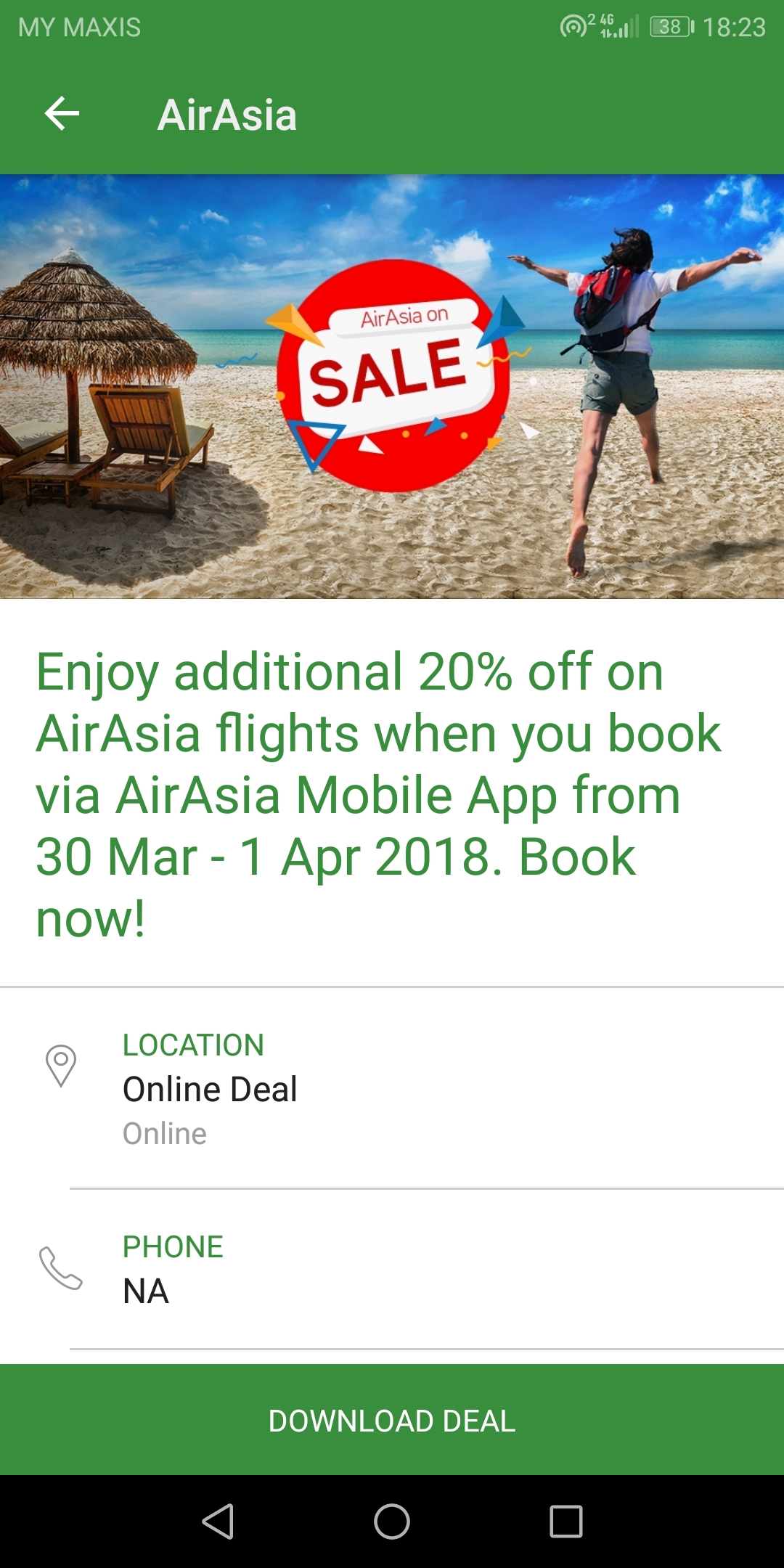 Maxis users can now redeem 20% off from all AirAsia flights | TechNave Maxis users can now redeem 20% off from all AirAsia flights | TechNave