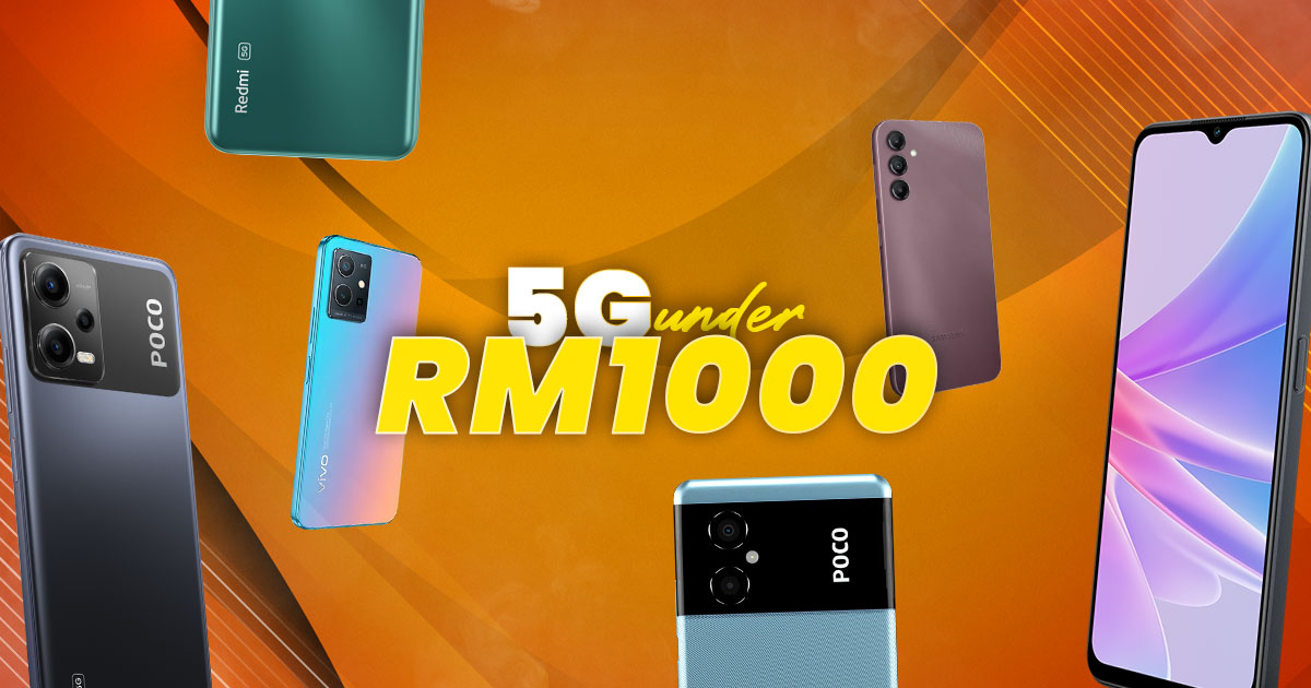 10 Telefon 5G Terbaru bawah RM1000 - TechNave BM