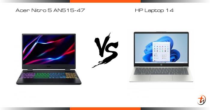 Banding Acer Nitro 5 AN515-47 dan HP Laptop 14 - Spesifikasi dan harga ...