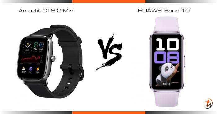 Banding Amazfit GTS 2 Mini dan HUAWEI Band 10 - Spesifikasi dan harga ...