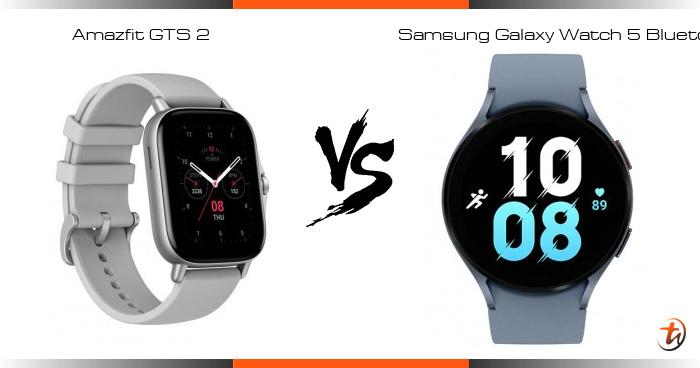 Banding Amazfit GTS 2 dan Samsung Galaxy Watch 5 Bluetooth ...