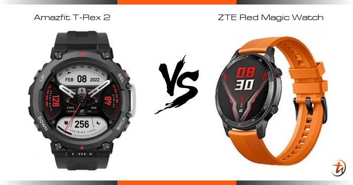Banding Amazfit T-Rex 2 dan ZTE Red Magic Watch - Spesifikasi dan harga ...
