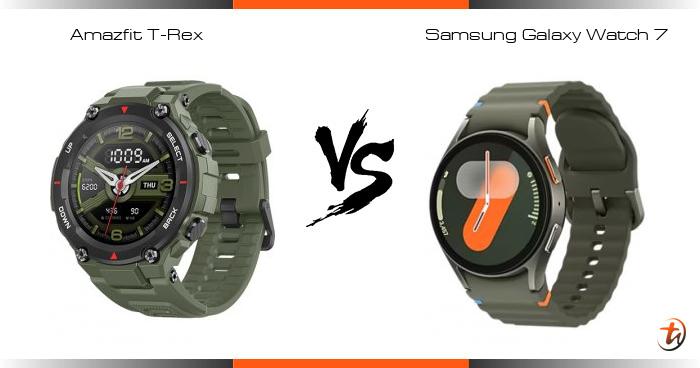 Banding Amazfit T-Rex dan Samsung Galaxy Watch 7 - Spesifikasi dan ...