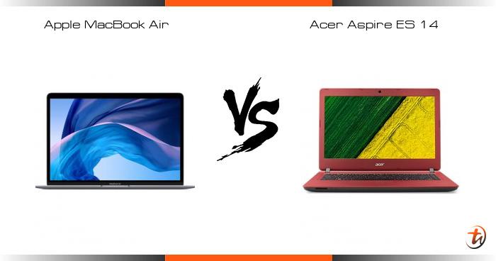 Banding Apple MacBook Air dan Acer Aspire ES 14 - Spesifikasi dan harga ...