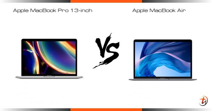 Banding Apple MacBook Pro 13-inch dan Apple MacBook Air - Spesifikasi ...