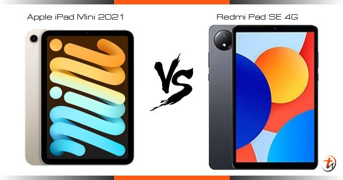 Banding Apple iPad Mini 2021 dan Redmi Pad SE 4G - Spesifikasi dan ...
