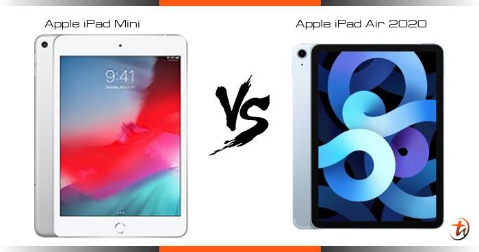 Banding Apple iPad Mini dan Apple iPad Air 2020 - Spesifikasi dan harga ...