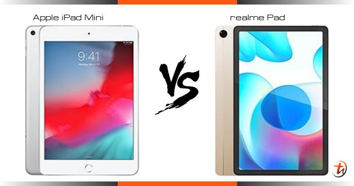 Apple iPad Mini 对比 realme Pad - 功能区别与规格参数对比 - TechNave 中文版