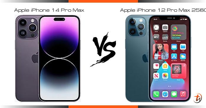 Banding Apple iPhone 14 Pro Max dan Apple iPhone 12 Pro Max 256GB ...