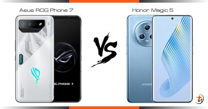 Banding Asus ROG Phone 7 dan Honor Magic 5 - Spesifikasi dan harga di ...