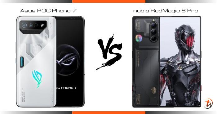 Asus ROG Phone 7 对比 nubia RedMagic 8 Pro - 功能区别与规格参数对比 - TechNave 中文版