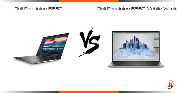 Compare Dell Precision 5550 vs Dell Precision 5560 Mobile Workstation ...