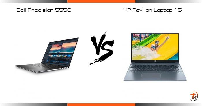 Banding Dell Precision 5550 dan HP Pavilion Laptop 15 - Spesifikasi dan ...