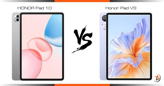 Compare HONOR Pad 10 vs Honor Pad V9 specs and Malaysia price | tablet ...