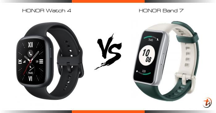 Banding HONOR Watch 4 dan HONOR Band 7 - Spesifikasi dan harga di ...