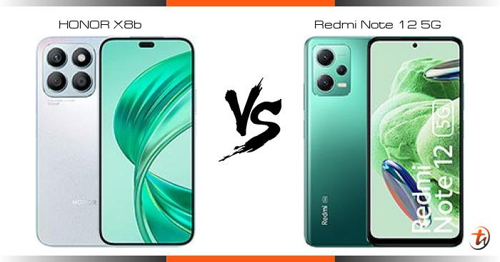 Banding HONOR X8b dan Redmi Note 12 5G - Spesifikasi dan harga di ...