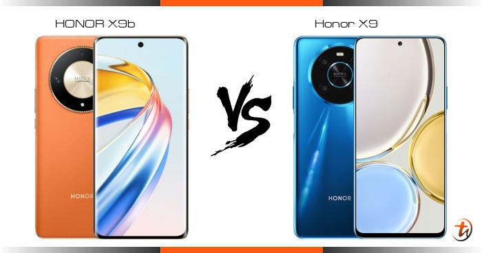 Compare HONOR X9b vs Honor X9 specs and Malaysia price | phone features