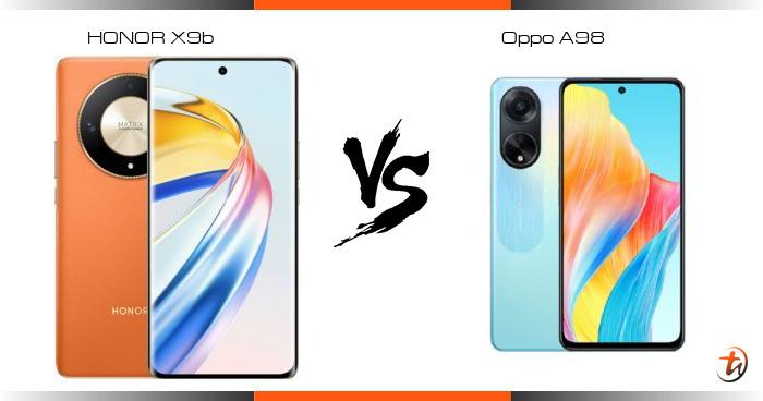HONOR X9b 对比 Oppo A98 - 功能区别与规格参数对比 - TechNave 中文版