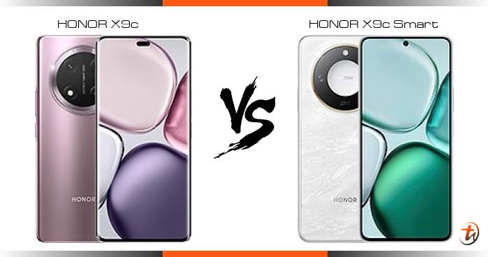 HONOR X9c 对比 HONOR X9c Smart - 功能区别与规格参数对比 - TechNave 中文版