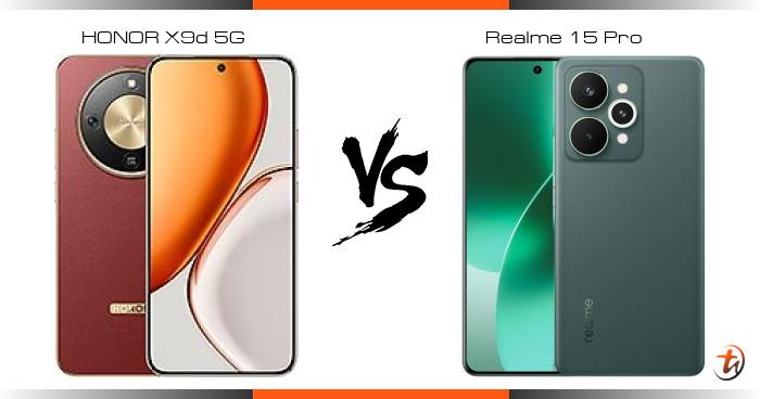 Banding HONOR X9d 5G dan Realme 15 Pro - Spesifikasi dan harga di ...