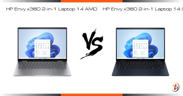 Compare HP Envy x360 2-in-1 Laptop 14 AMD vs HP Envy x360 2-in-1 Laptop ...