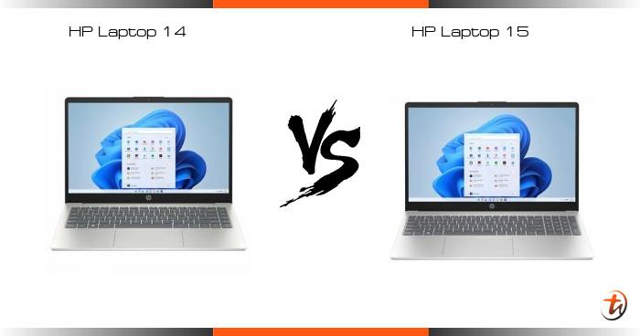 HP Laptop 14 对比 HP Laptop 15 - 功能区别与规格参数对比 - TechNave 中文版