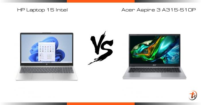 Banding HP Laptop 15 Intel dan Acer Aspire 3 A315-510P - Spesifikasi ...