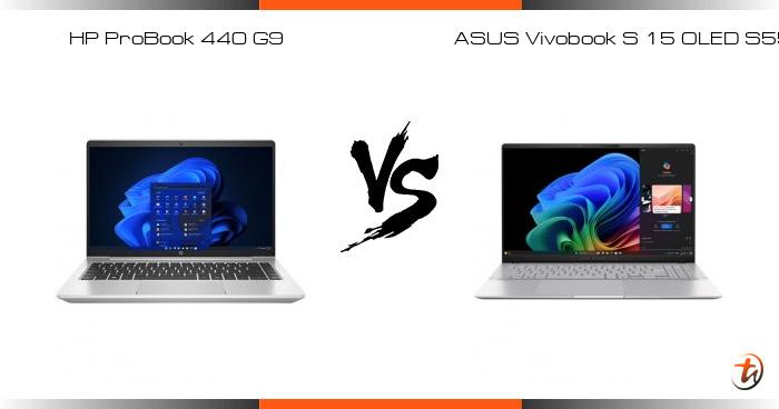 Banding HP ProBook 440 G9 dan ASUS Vivobook S 15 OLED S5507 ...